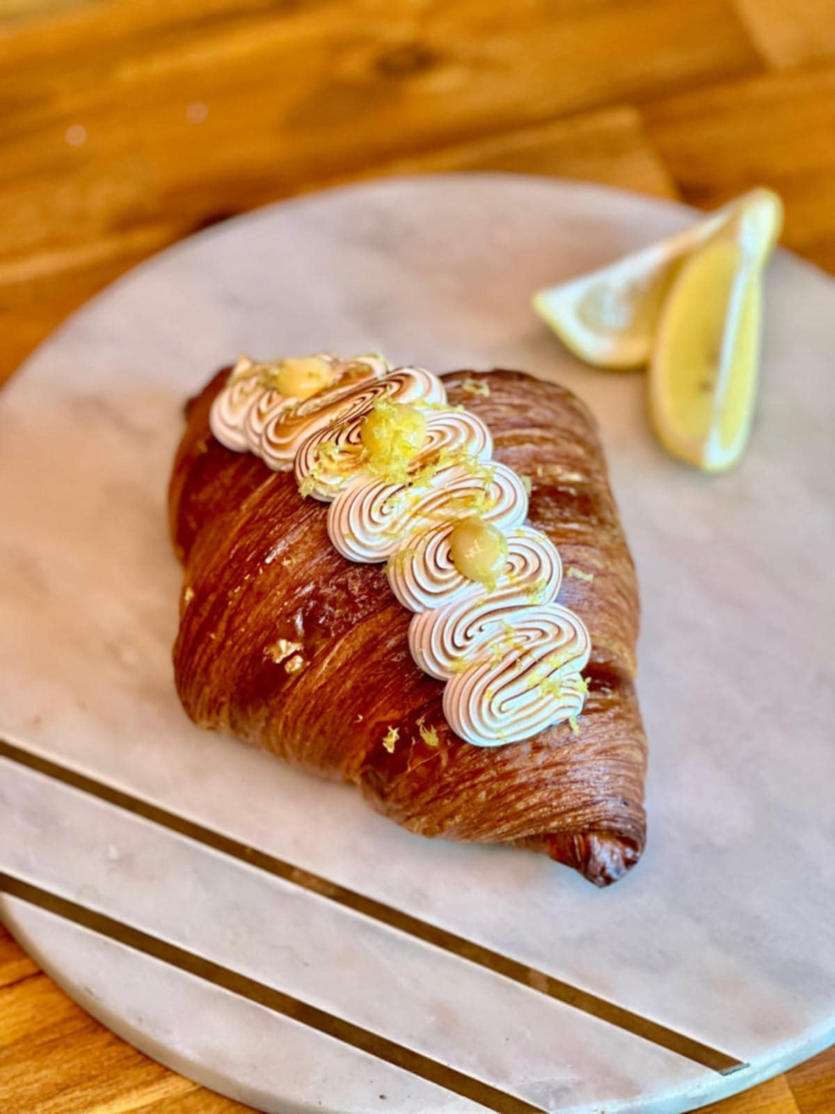 Lemon Curd Meringue Croissant | Ocab Bakery